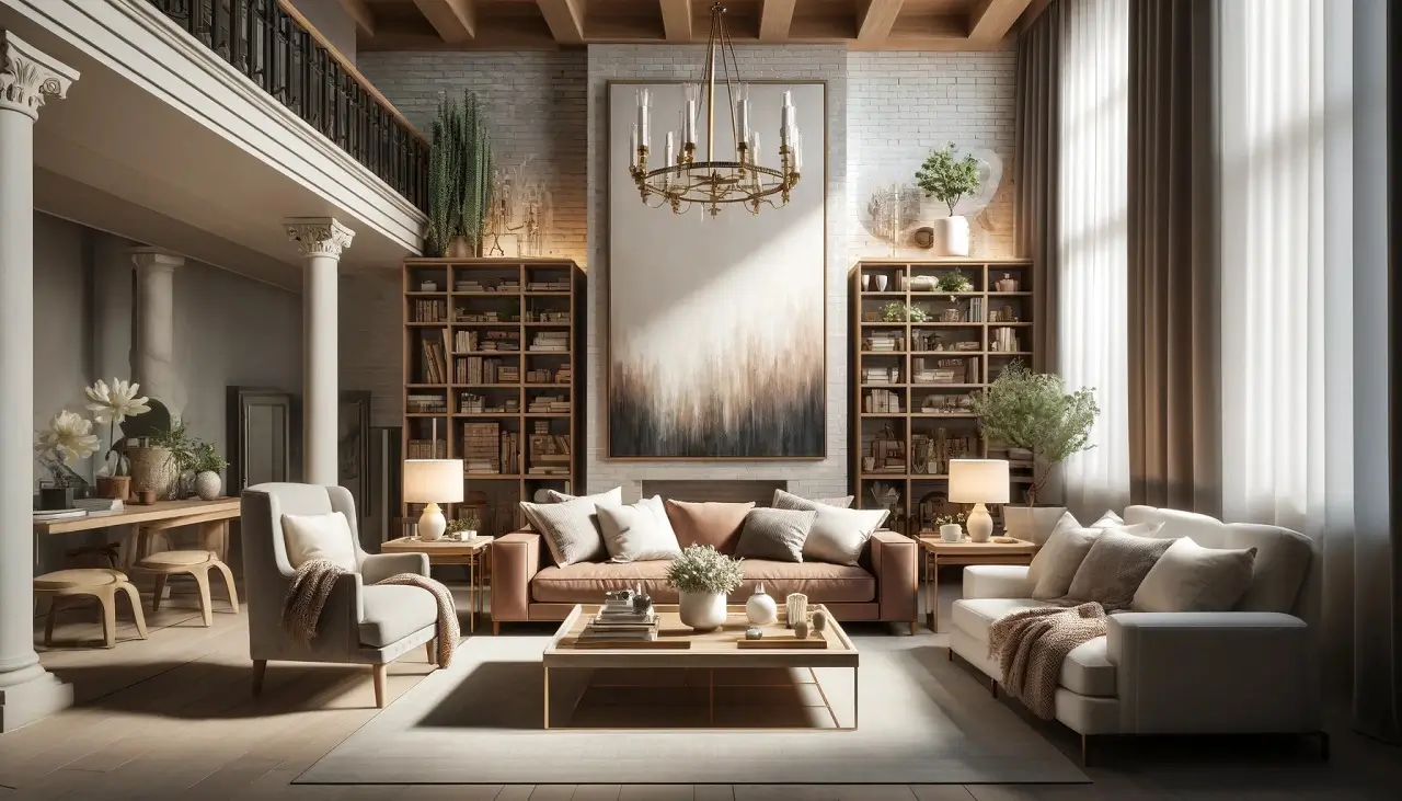 La influencia de los salones con techo alto en el diseño interior moderno